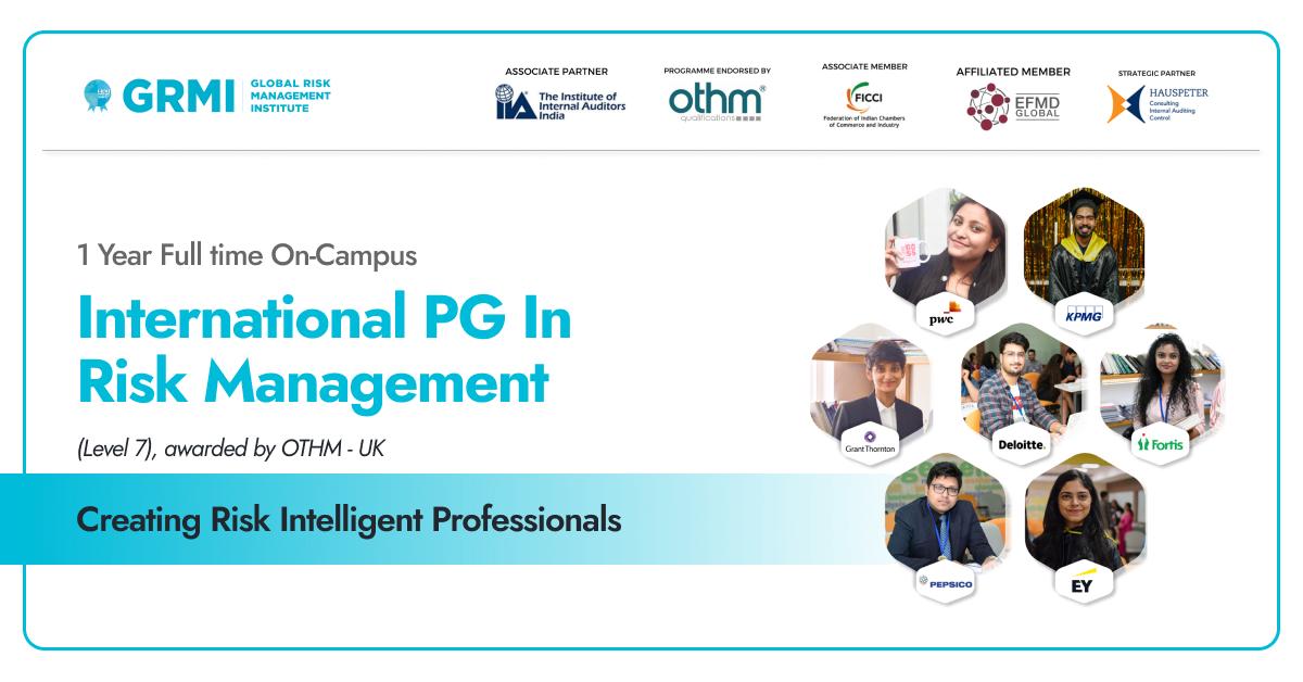 Study In India | 1 Year International PG in Risk Management